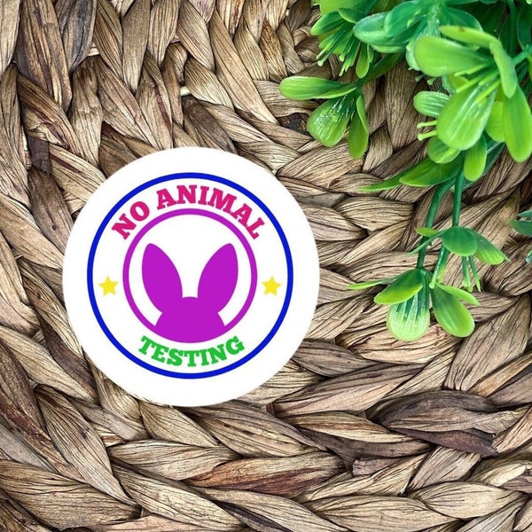 Animal Testing Stickers - Etsy