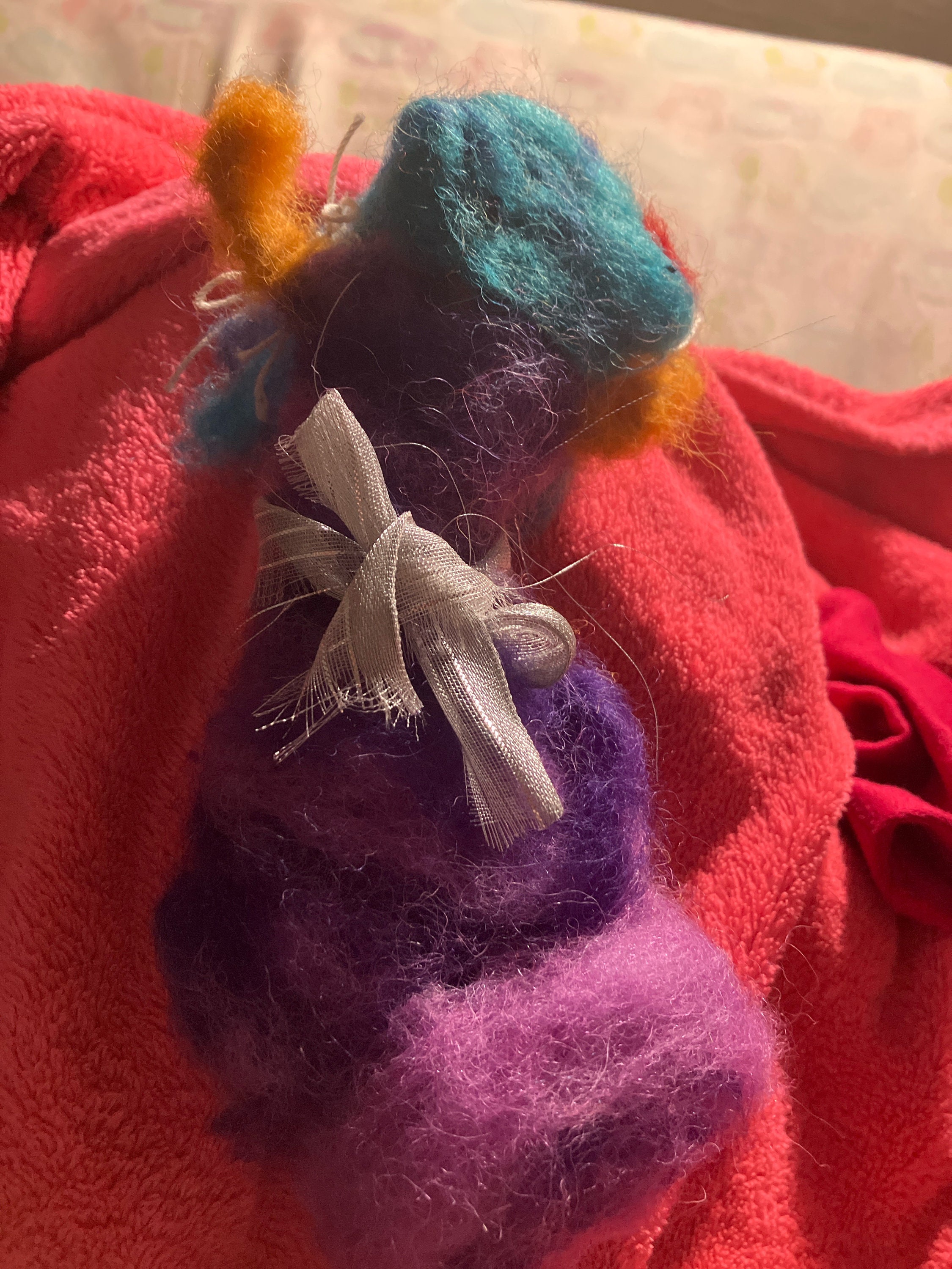 A Wool Pipe Cleaner Doll With Ponytails - Etsy