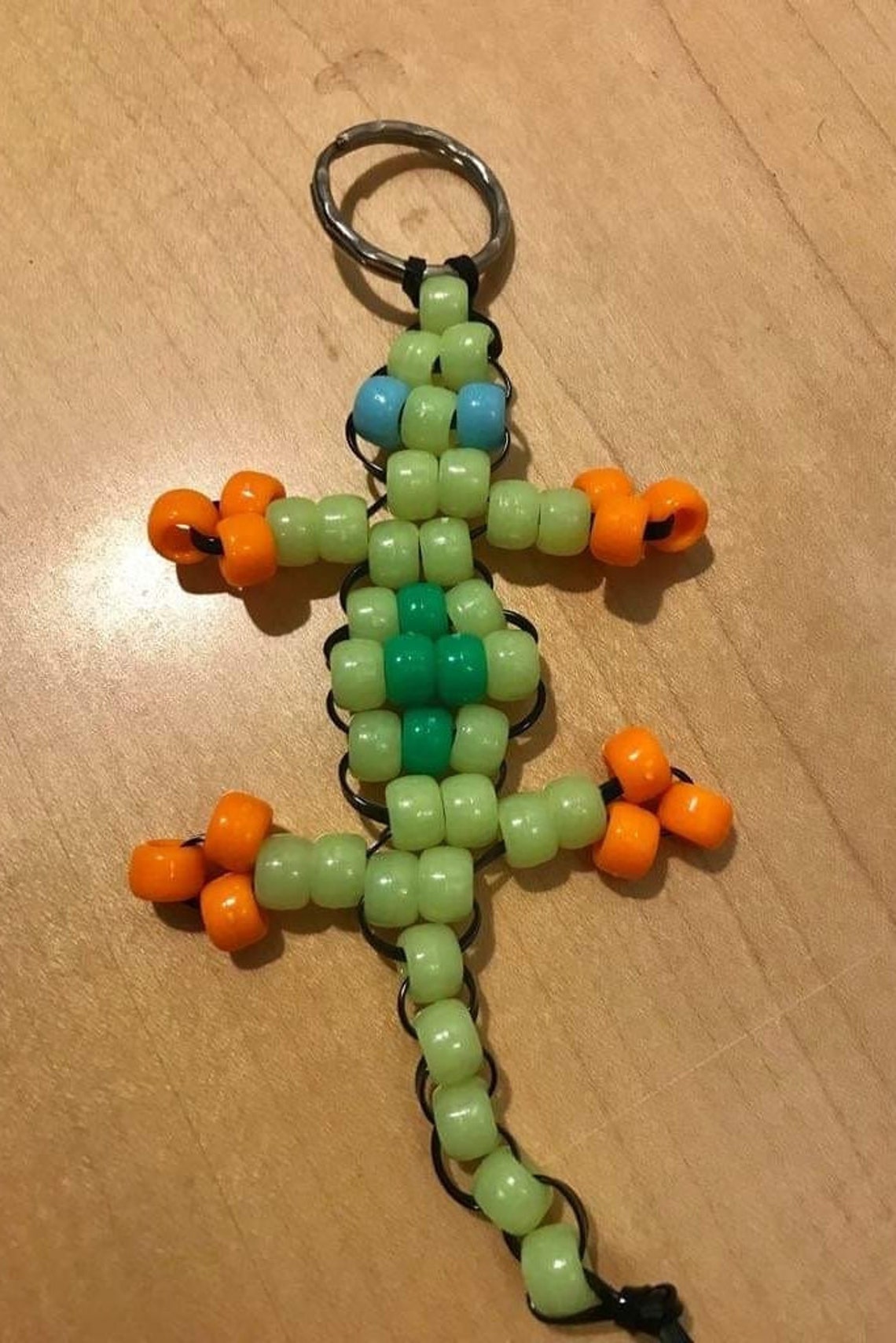 Beaded Lizard Keychain - Etsy