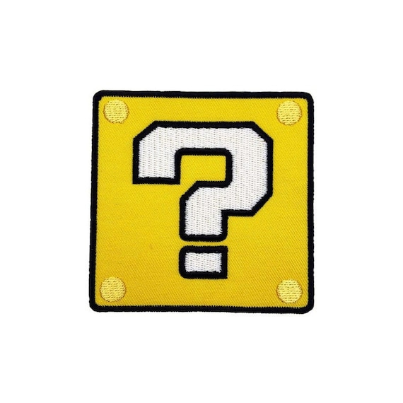 Coin Block Patch 2.75 Inch Super Mario Brothers | Etsy