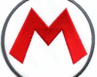 Super Mario Logo M | Etsy