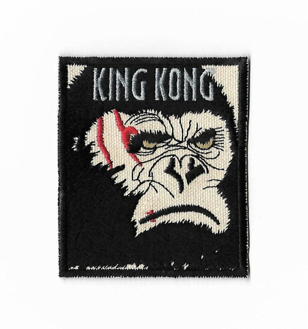 King Kong Patch 3.5 Inch Embroidered Iron/sew-on Badge Movie - Etsy