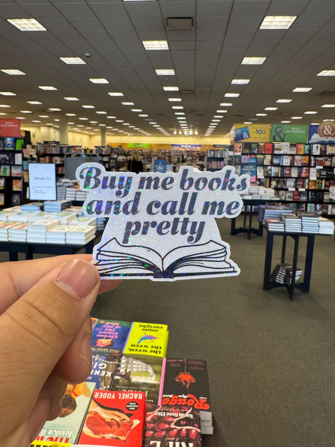 Buy Me Books and Call Me Pretty Sticker - Etsy