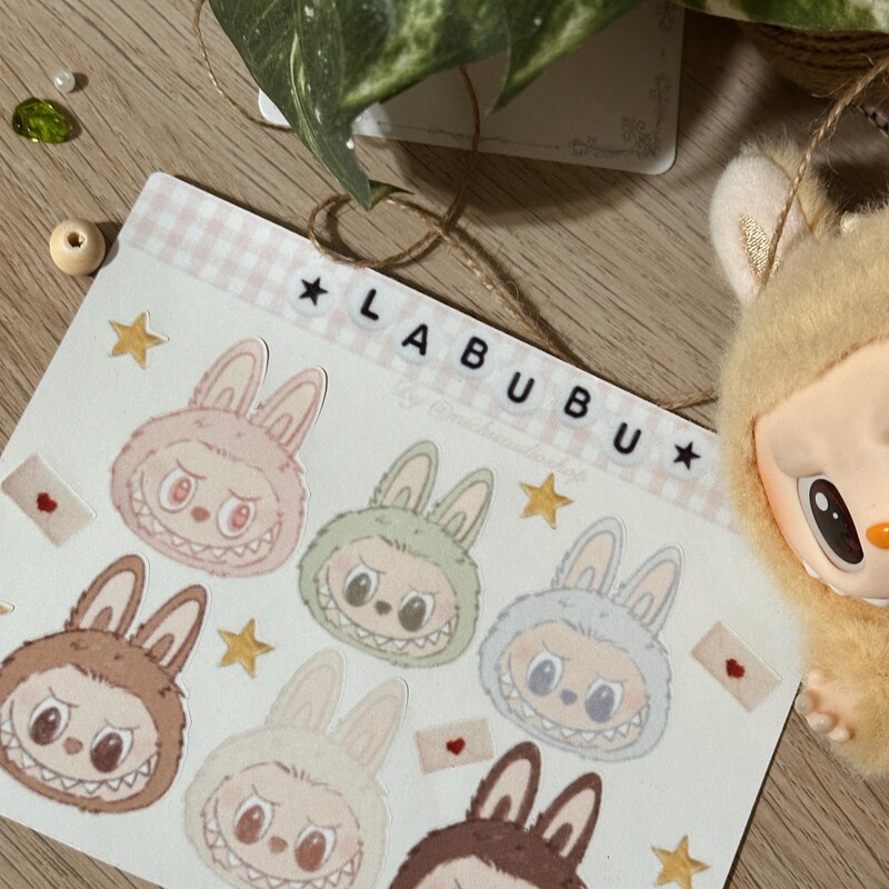 Labubu Stickers - Etsy