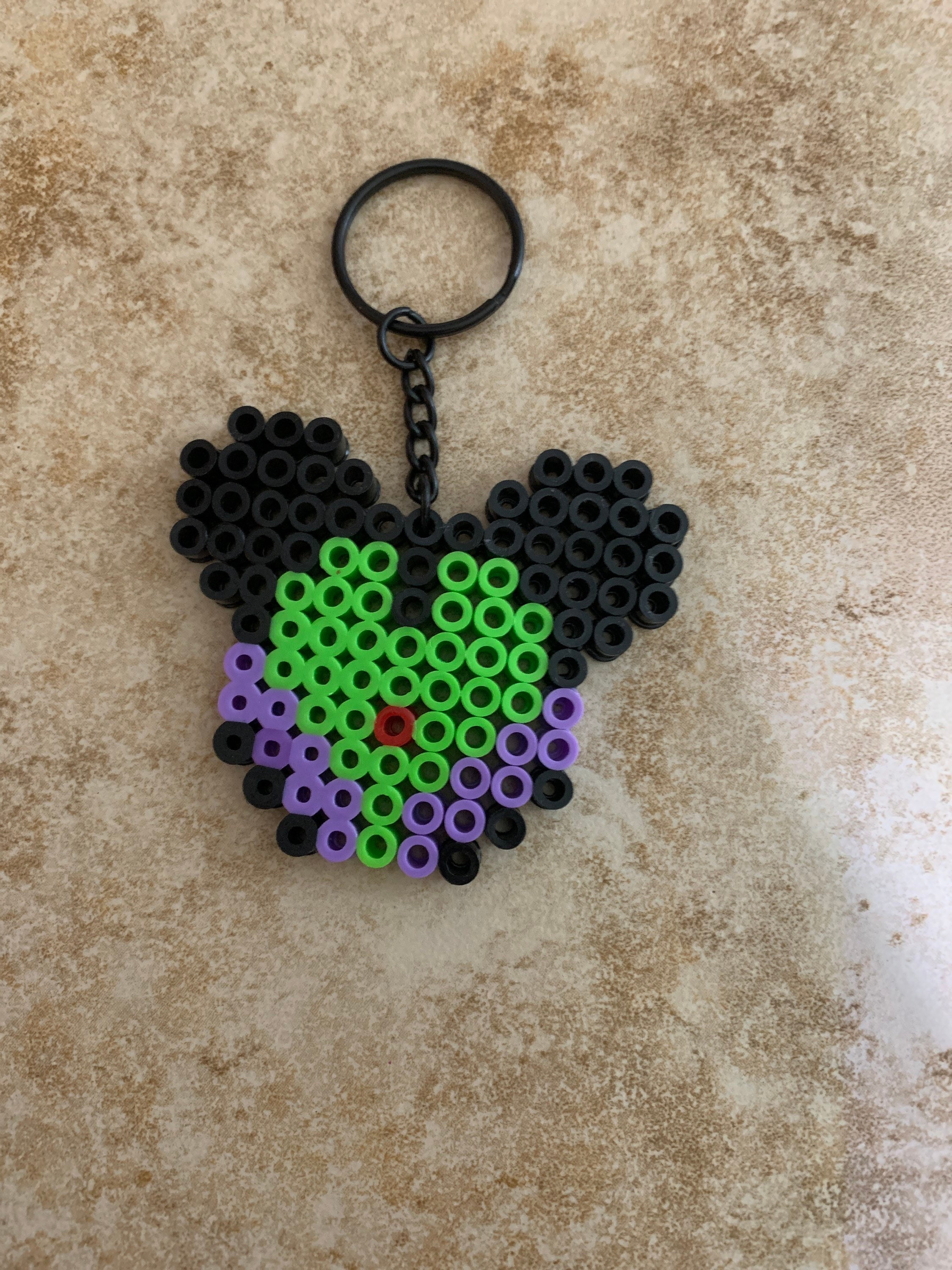 Disney Villains Perler Bead Keychains - Etsy