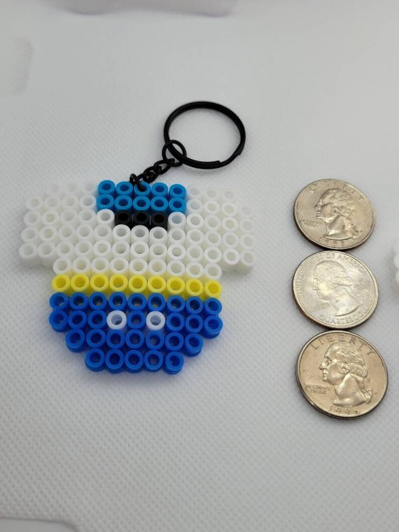 Disney Couples Perler Beads Key Chains - Etsy