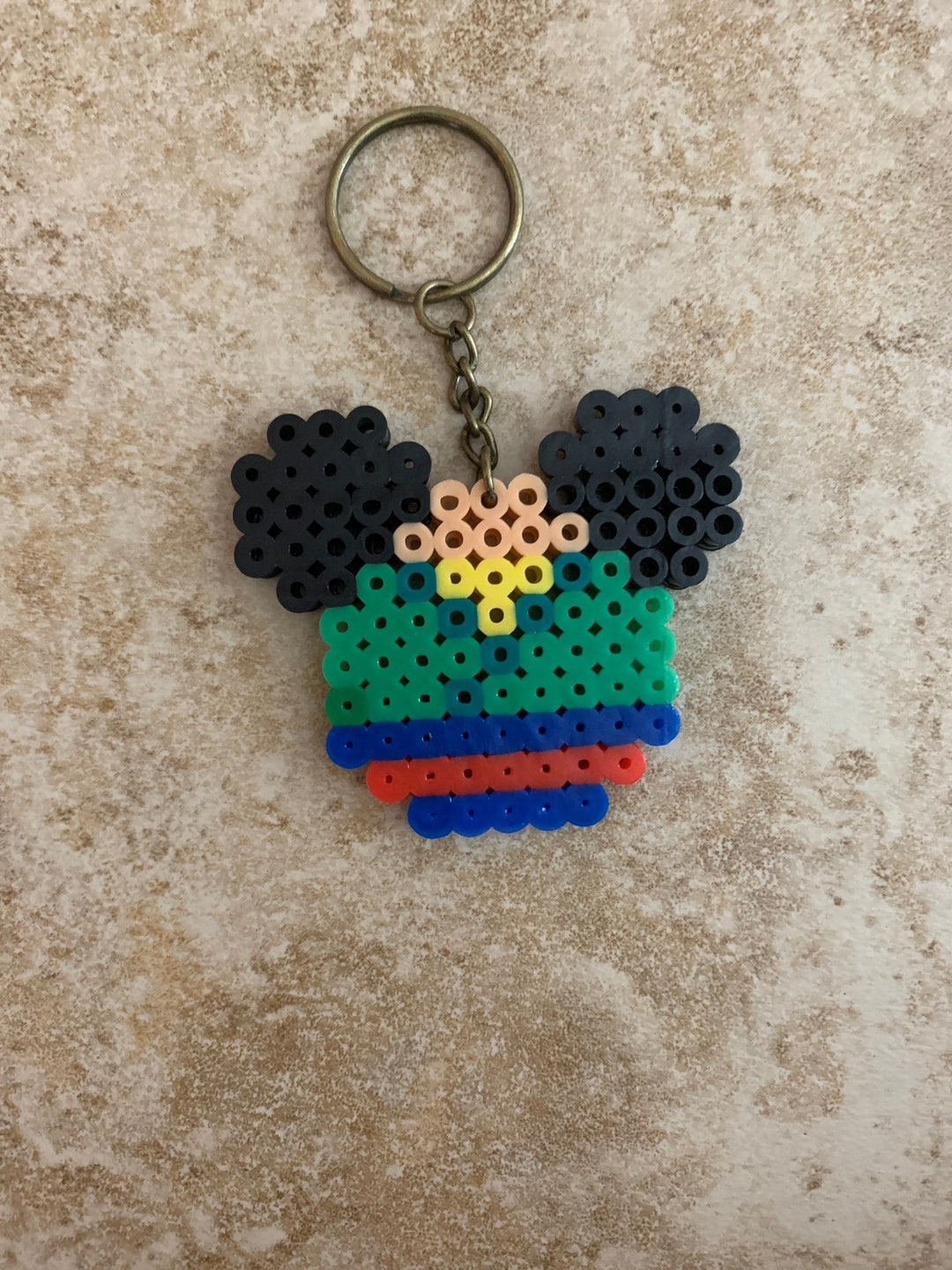 Disney Mulan Perler Bead Keychain - Etsy
