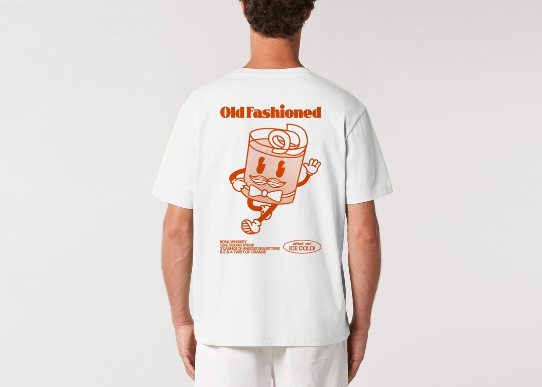 OLD FASHIONED T Shirt | Unisex T Shirt | Cocktail T Shirt | Graphic T ...