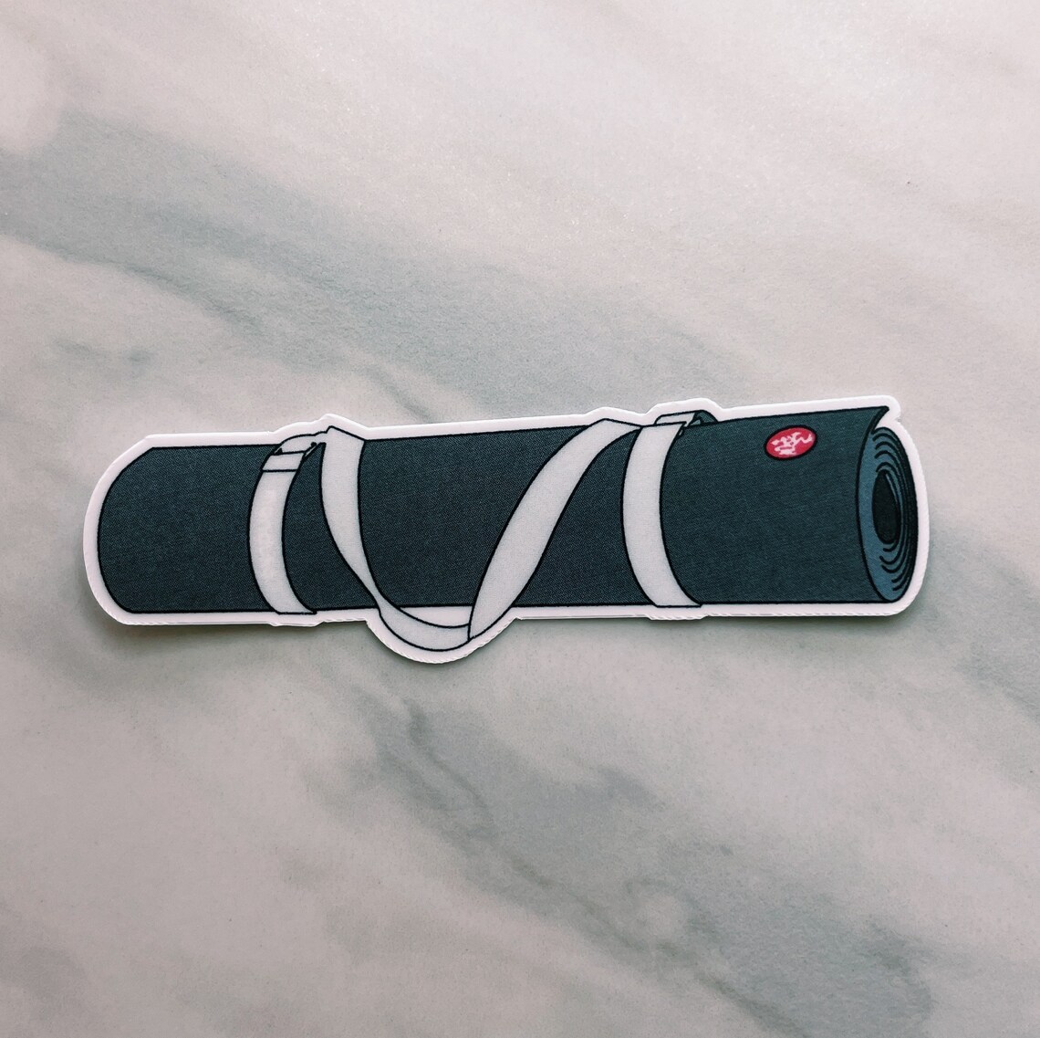 Yoga Mat Sticker - Etsy