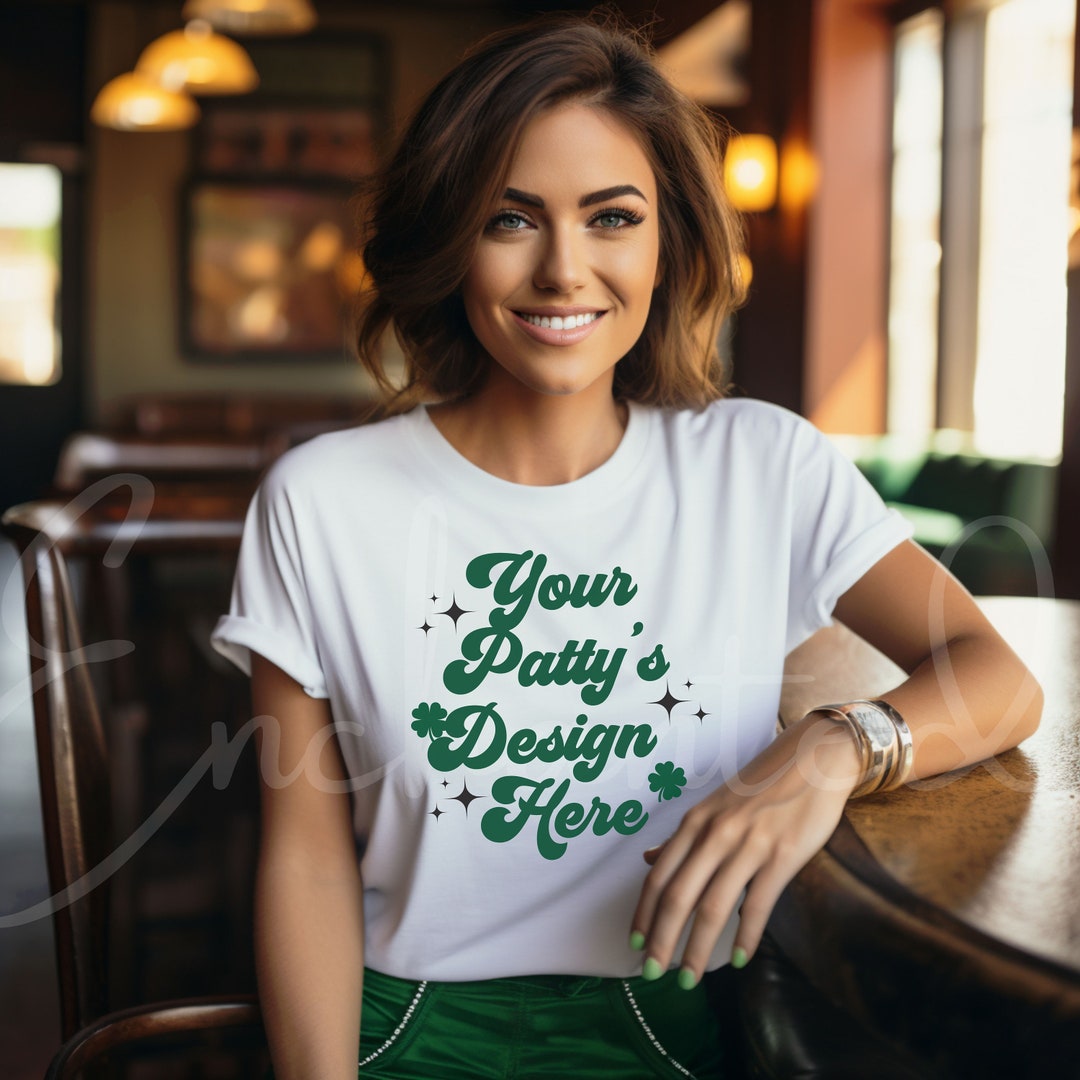 Bella Canvas 3001 White Shirt Mockup Tshirt Mockup T-shirt Mockup Shirt ...