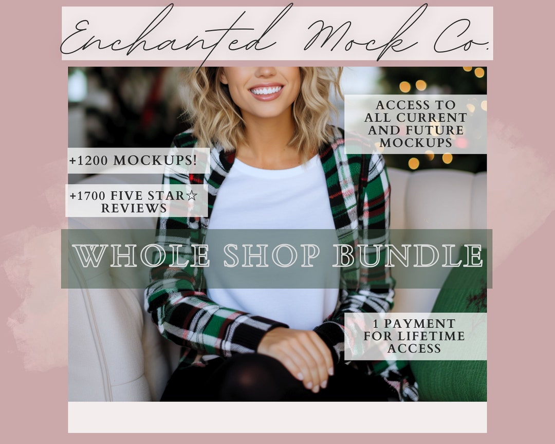 Whole Shop Mockup Bundle Entire Shop Bundle Bella Canvas Bundle Gildan ...