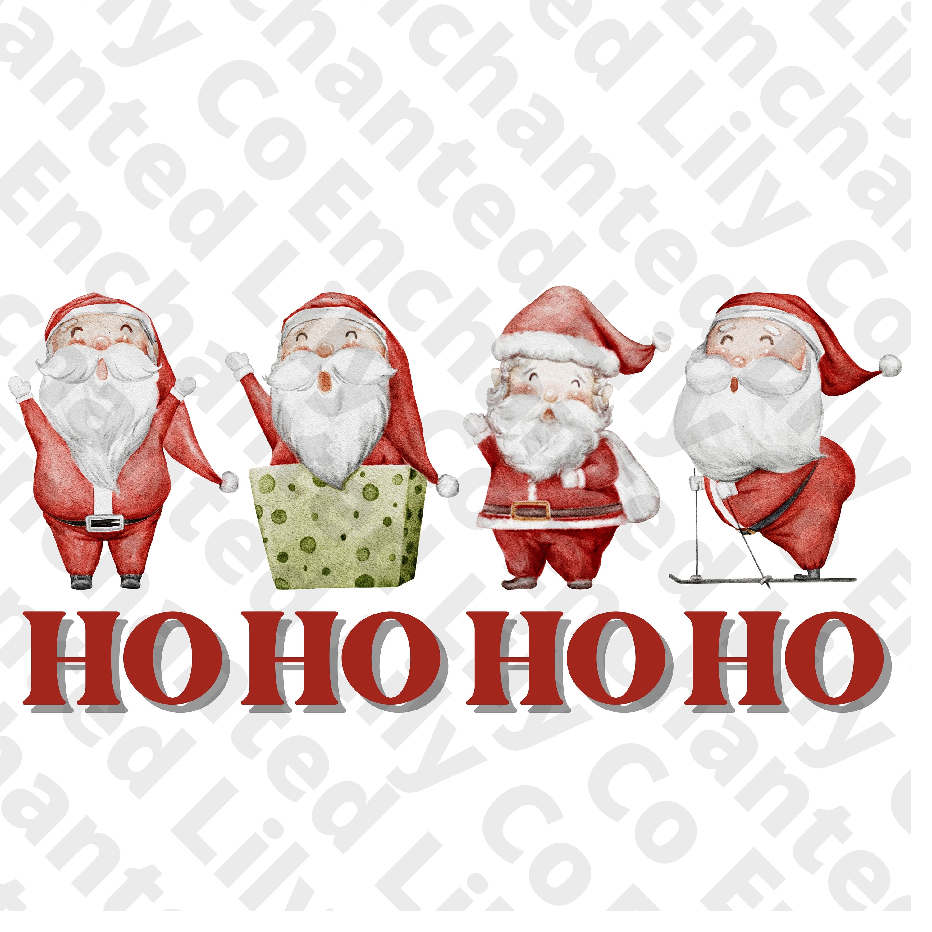 Santa Christmas Sublimation Design PNG Instant Download | Etsy