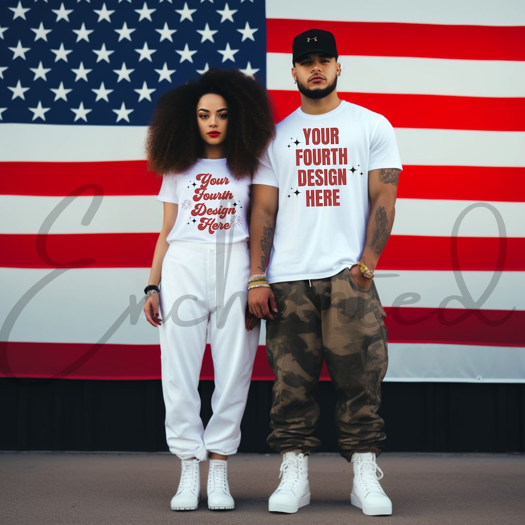 July 4th Mockup for July Fourth Mock up for 4th of July Couple Mockup ...