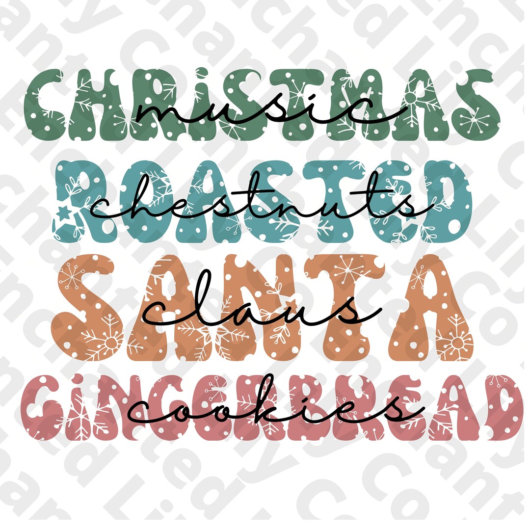 Christmas Music Roasted Chestnuts Santa Claus Gingerbread Cookies ...