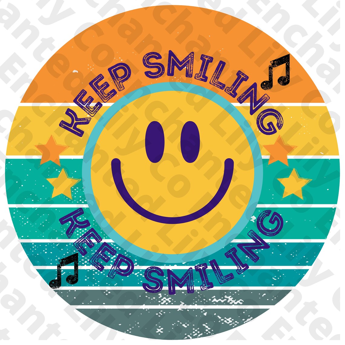 Keep Smiling PNG for Sublimation Download Tshirt Design - Etsy