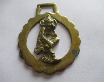 Vintage Lucky Devon Pixie Piskey Horse Brass Martingale Horse Harness ...