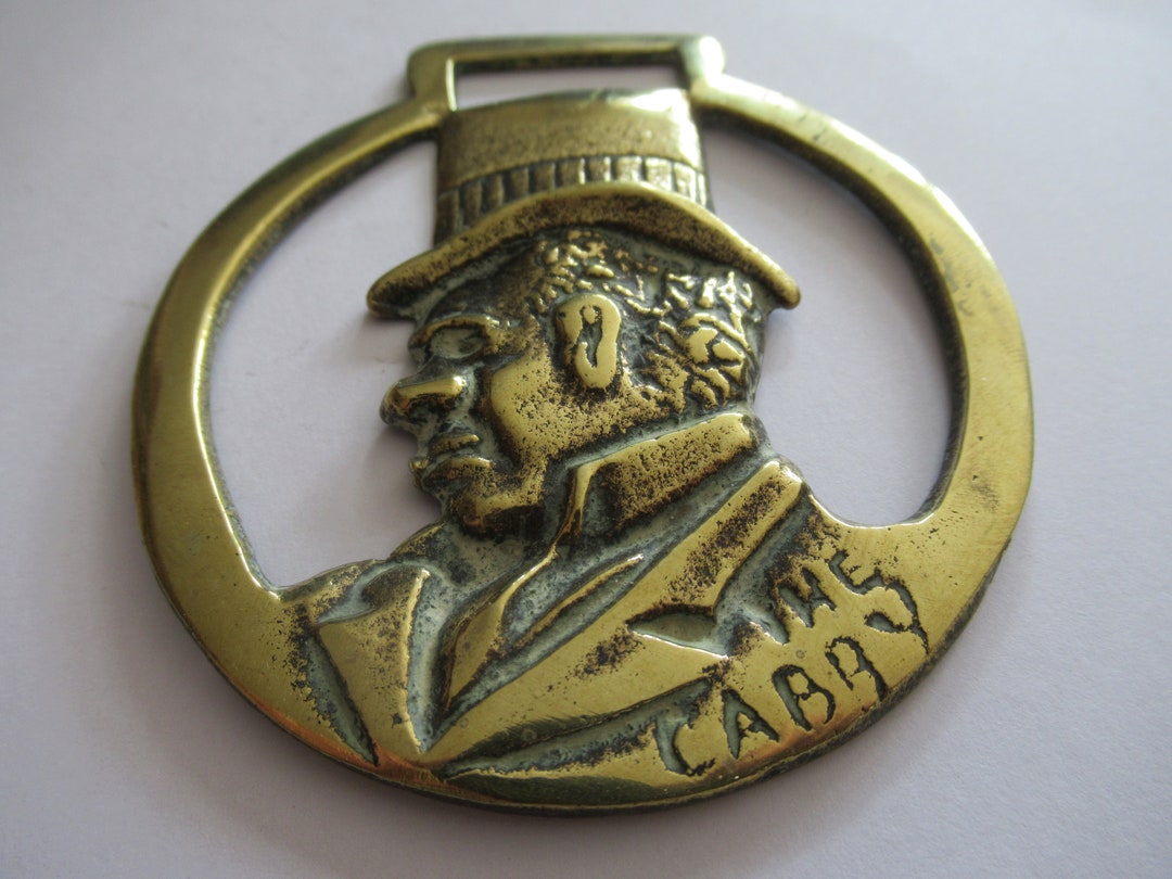 Vintage Horse Brass the Cabby Charles Dicken's Character the Pickwick ...
