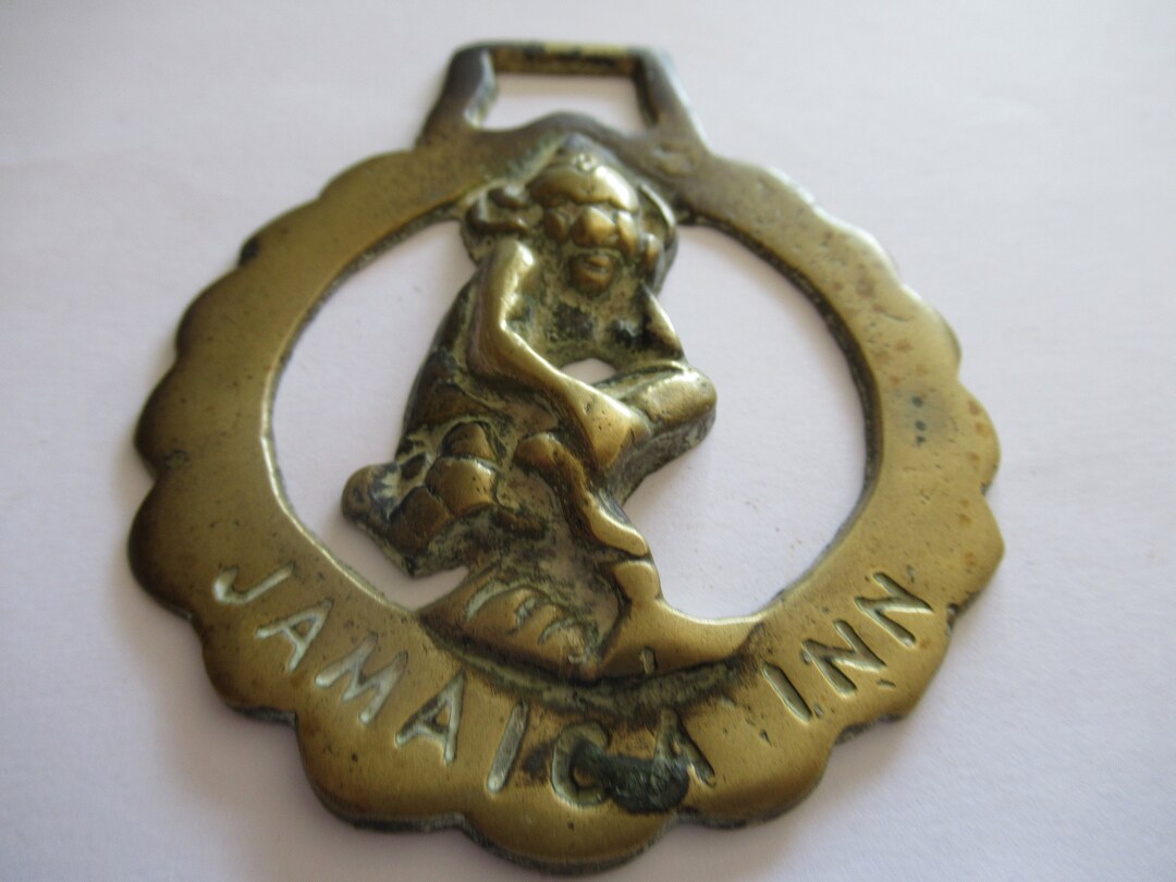 Vintage Lucky Piskey Pixie Jamaica Inn Cornwall Horse Brass Martingale ...