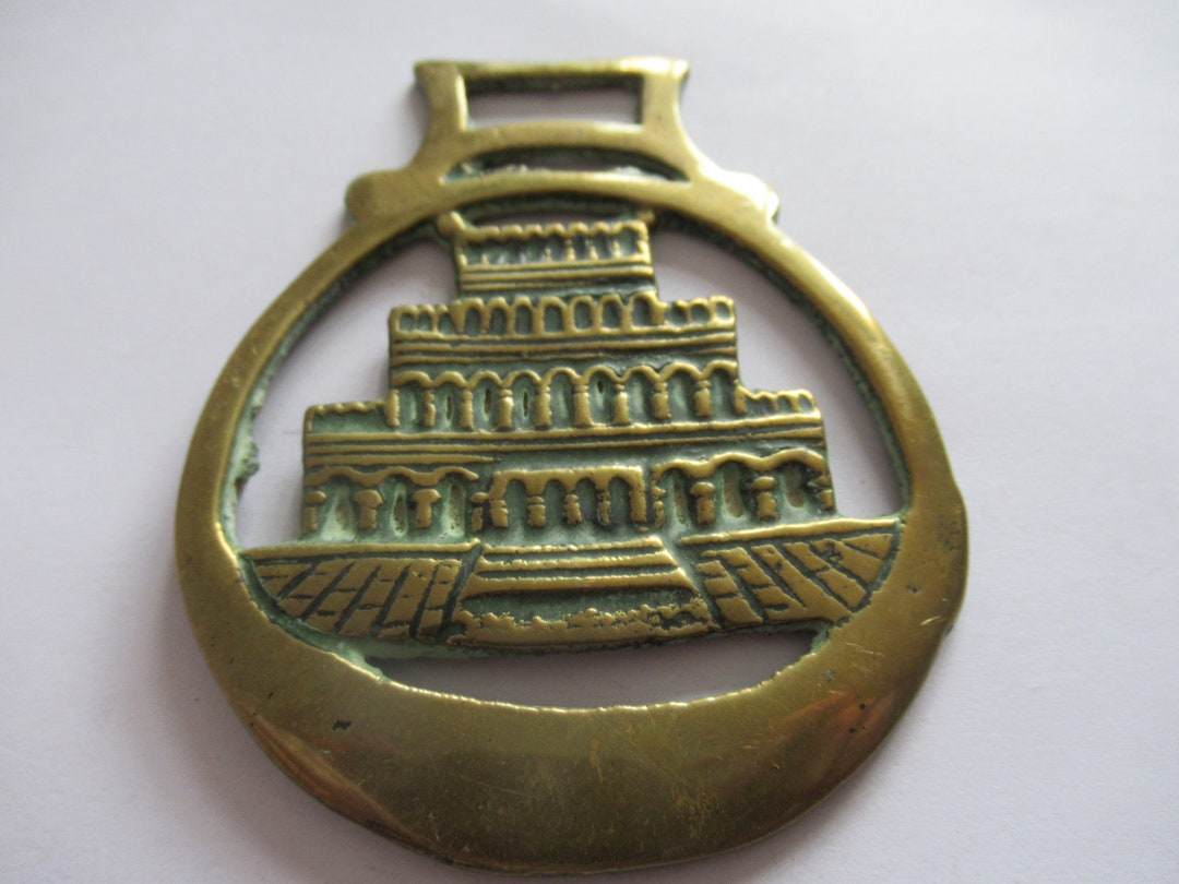 Antique Colosseum Rome Horse Brass Martingale Horse Harness Ornament ...