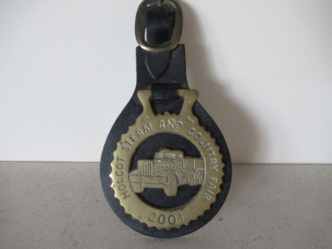 Vintage Horse Brass Holcot Steam and Country Fair 2001 on a Faux ...