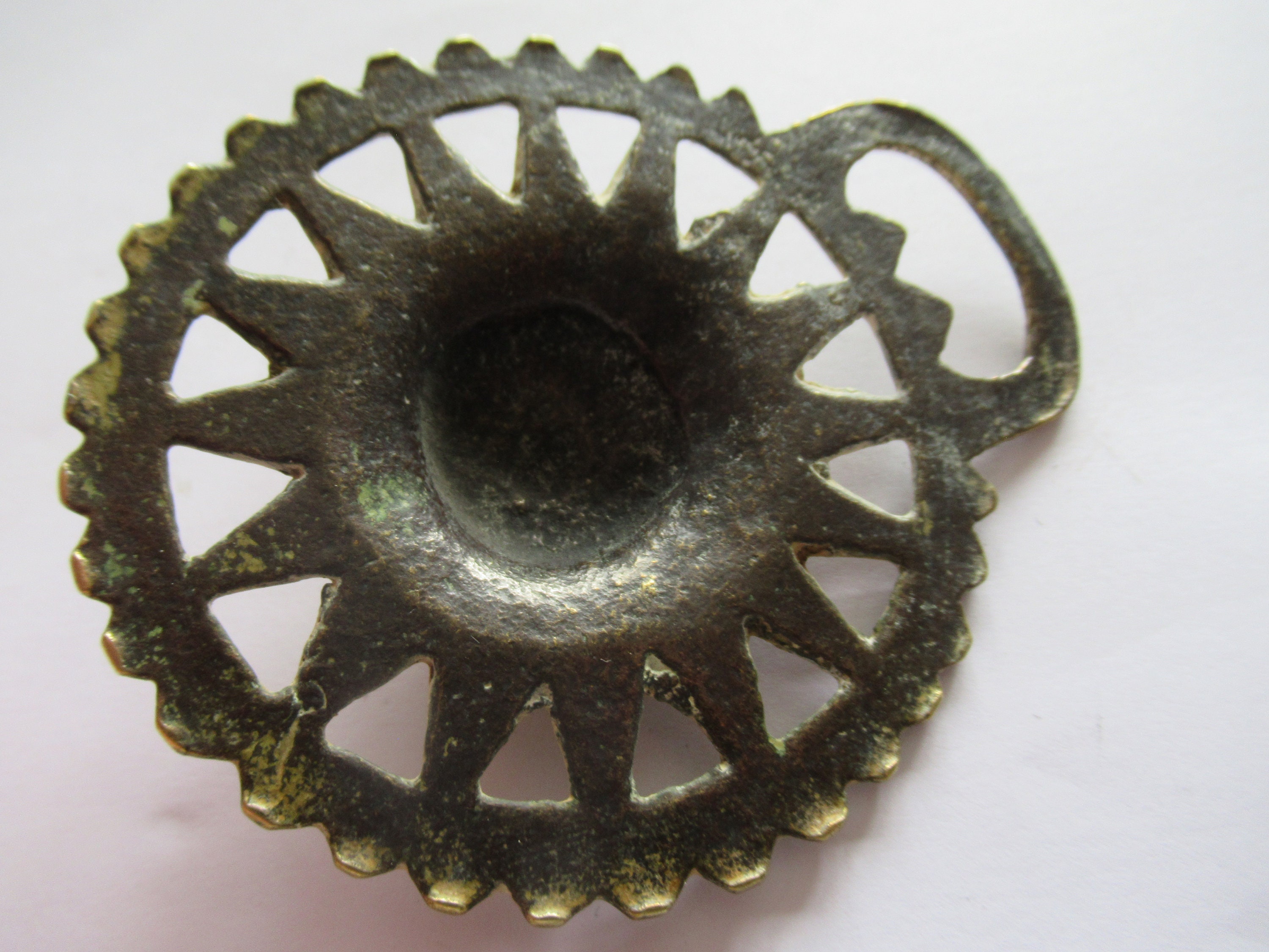 Antique Horse Brass Sun Face With Ray's Martingale Medallion Pagan - Etsy