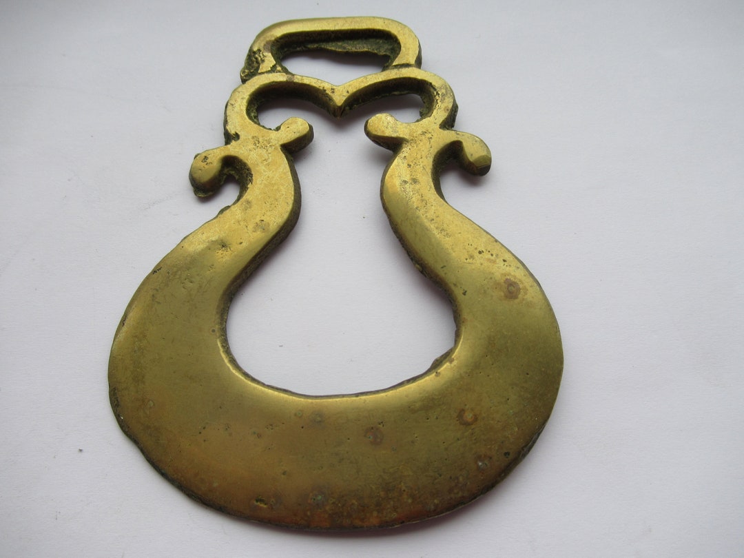 Vintage Traditional LYRE Harp Shaped Horse Brass Horse Harness ...