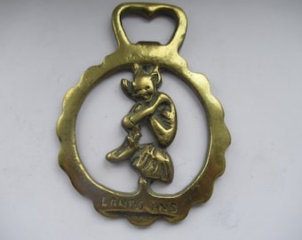 Vintage Lucky Devon Pixie Piskey Horse Brass Martingale Horse Harness ...