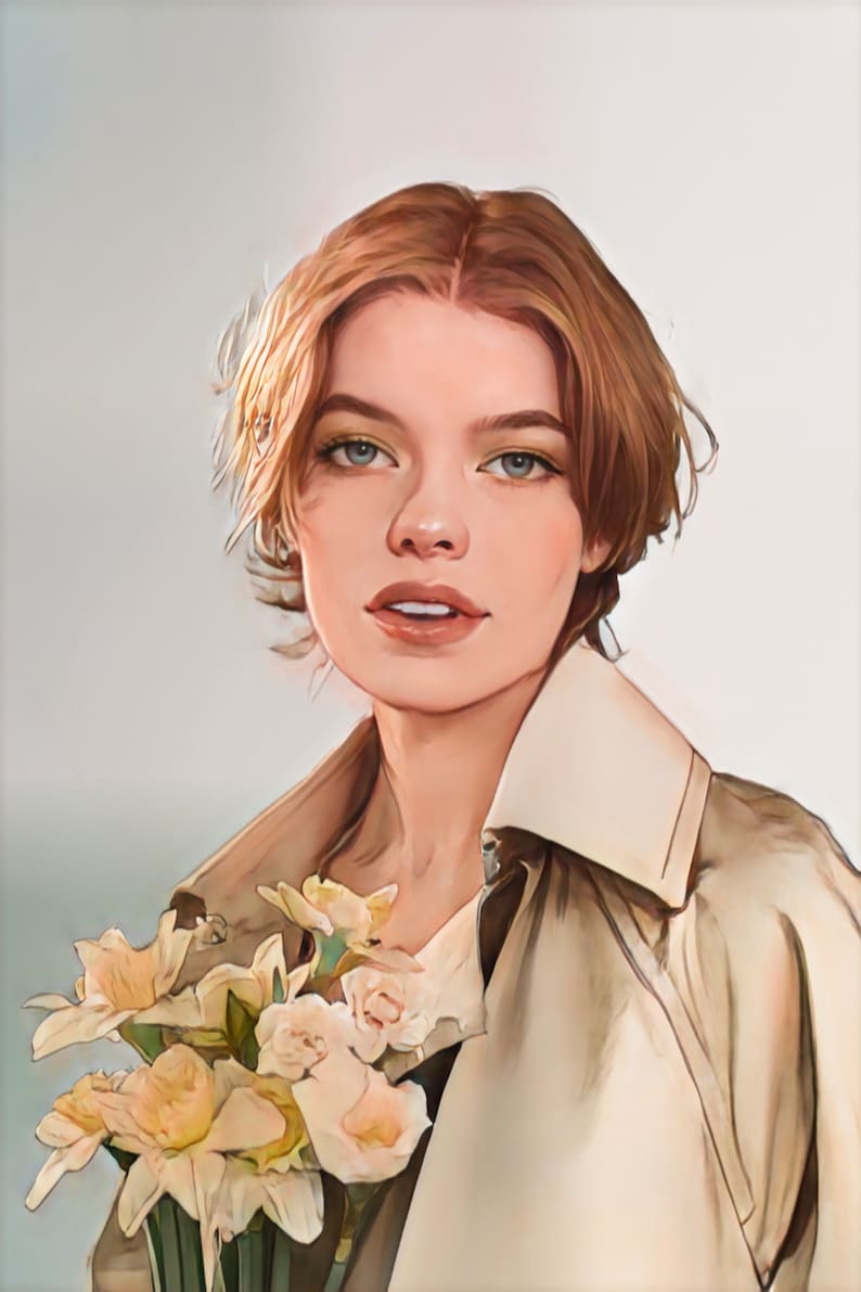 Custom Cartoon Portrait, Photo to Cartoon Conversion, Personalized ...