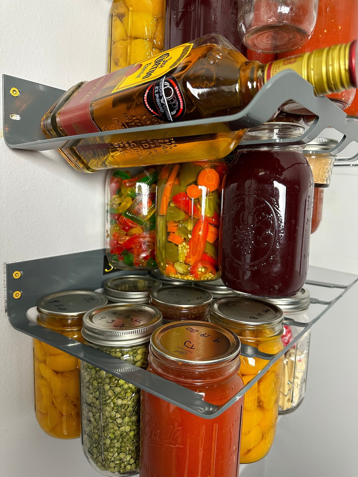 Mason Jar/ Canning Jar Storage Rack - Etsy