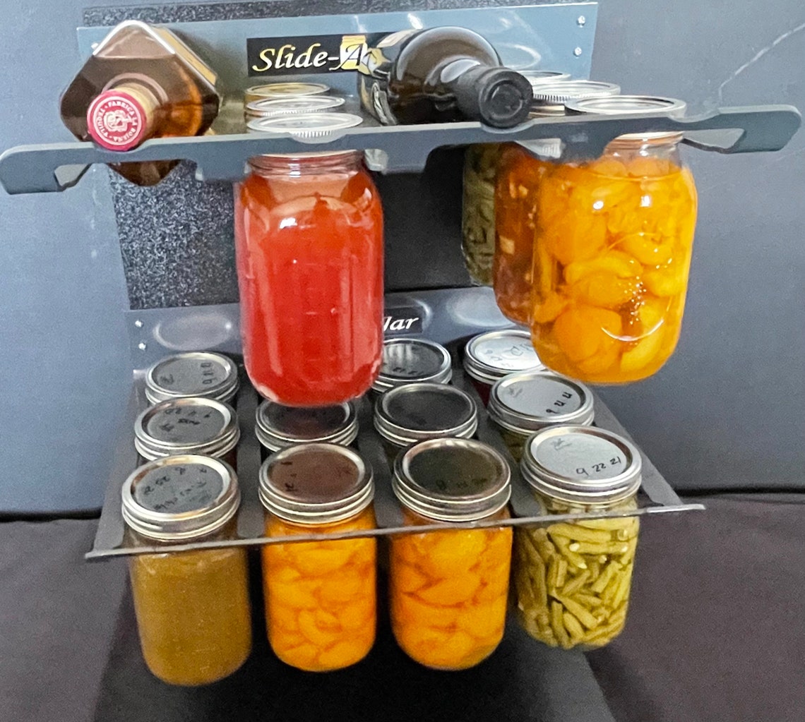 Mason Jar/ Canning Jar Storage Rack - Etsy