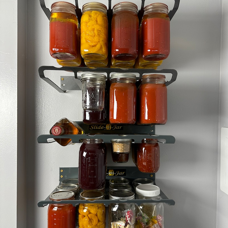 Mason Jar Rack - Etsy