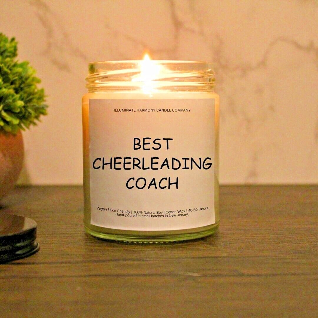 Best Cheerleading Coach Candle Best Cheerleading Coach Present Ideas ...