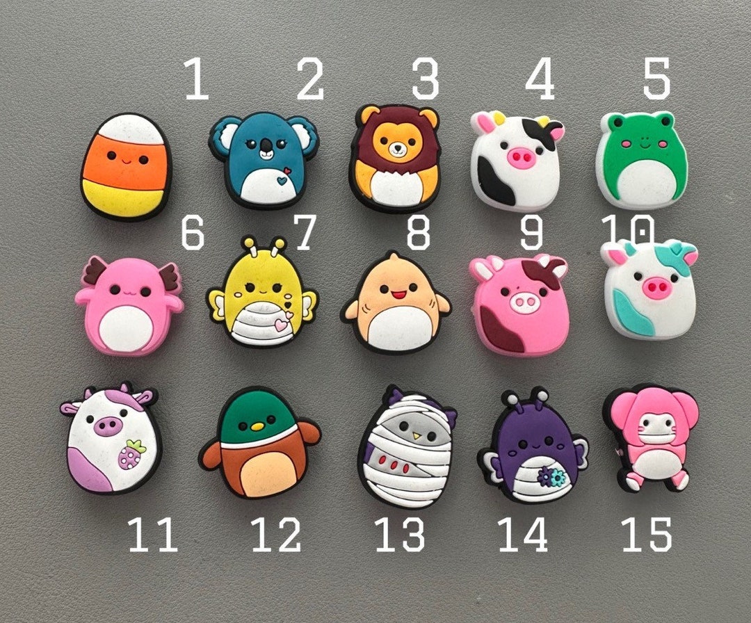 Squishies Themed Shoe Charms /plush/ Cute/ Animals - Etsy