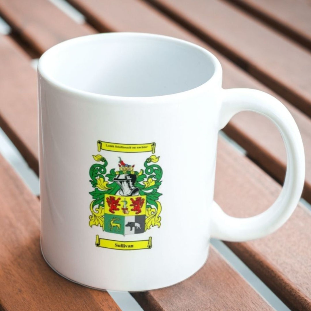 Personalised Family Crest Mug – Coat of Arms Design - Etsy