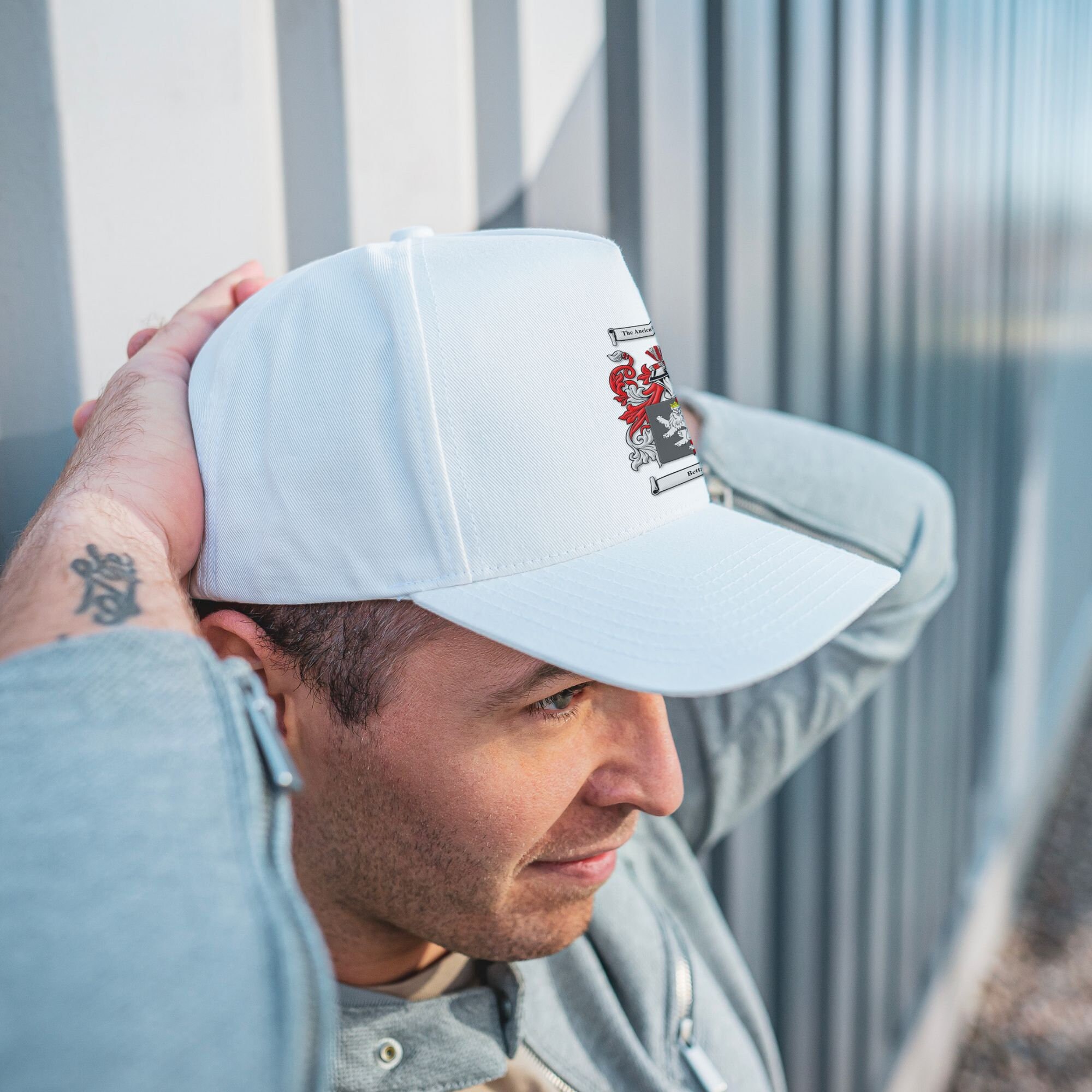 Cap With Coat of Arms / Family Crest Personalised Gift - Etsy