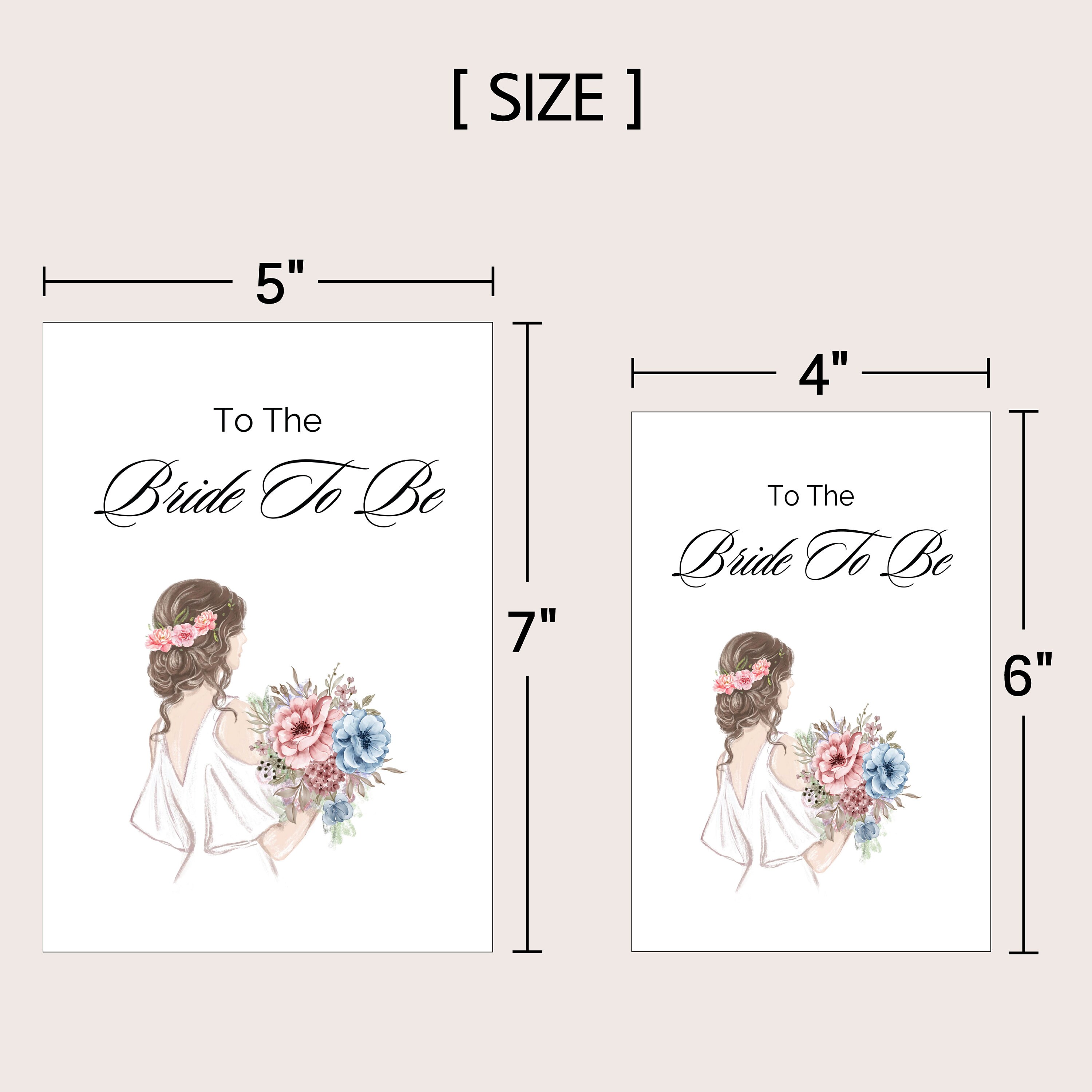 Printable to the Bride to Be,bridal Shower Card,gift for Bride,wedding ...