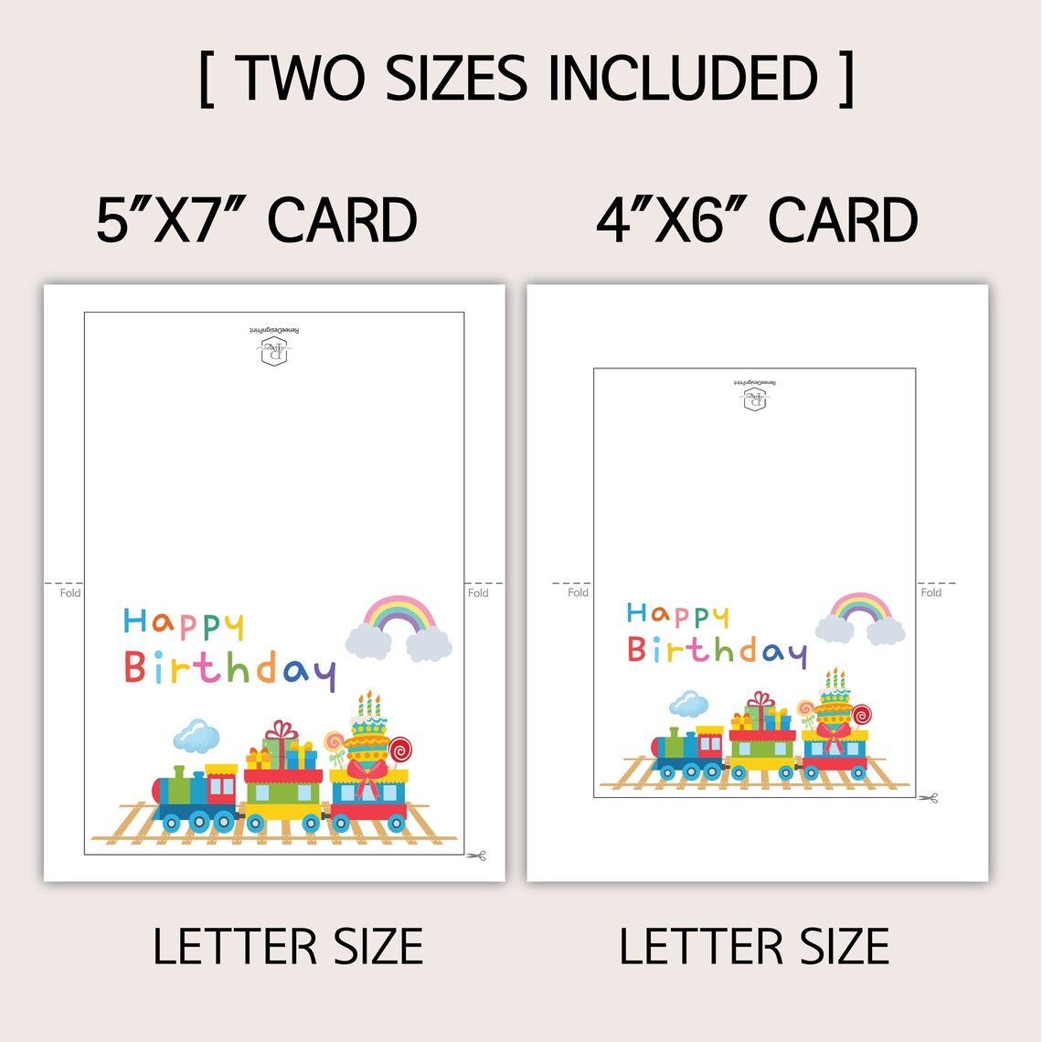 Printable Train Happy Birthday Card for Kids,birthday Card for Boy,choo ...