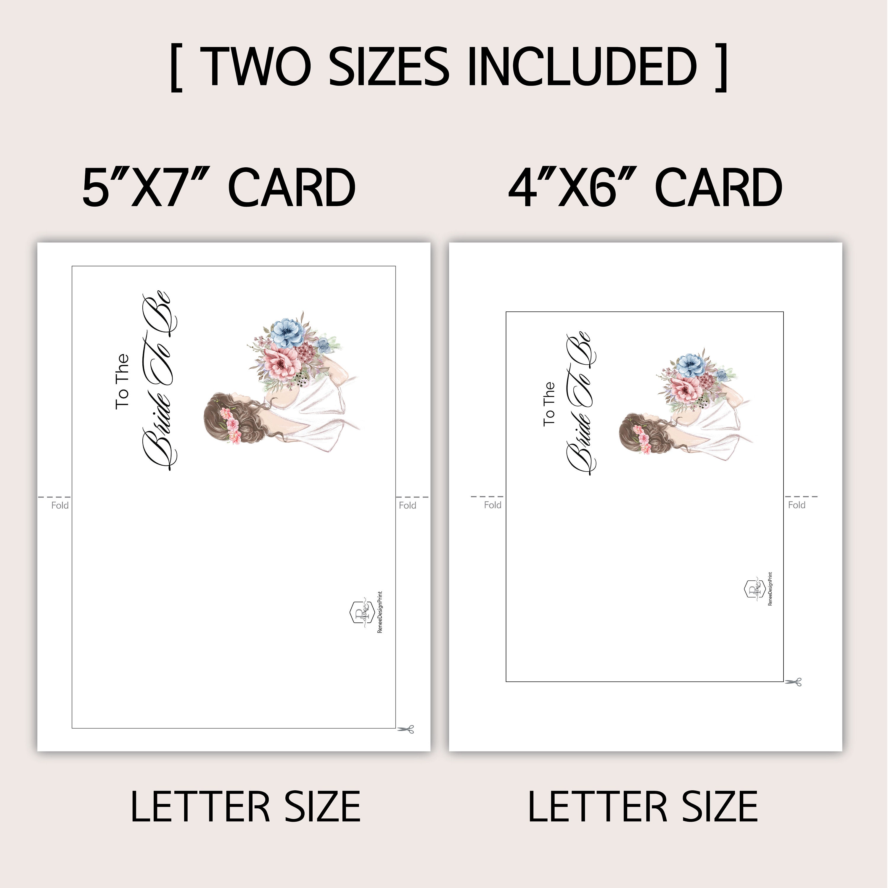 Printable to the Bride to Be,bridal Shower Card,gift for Bride,wedding ...