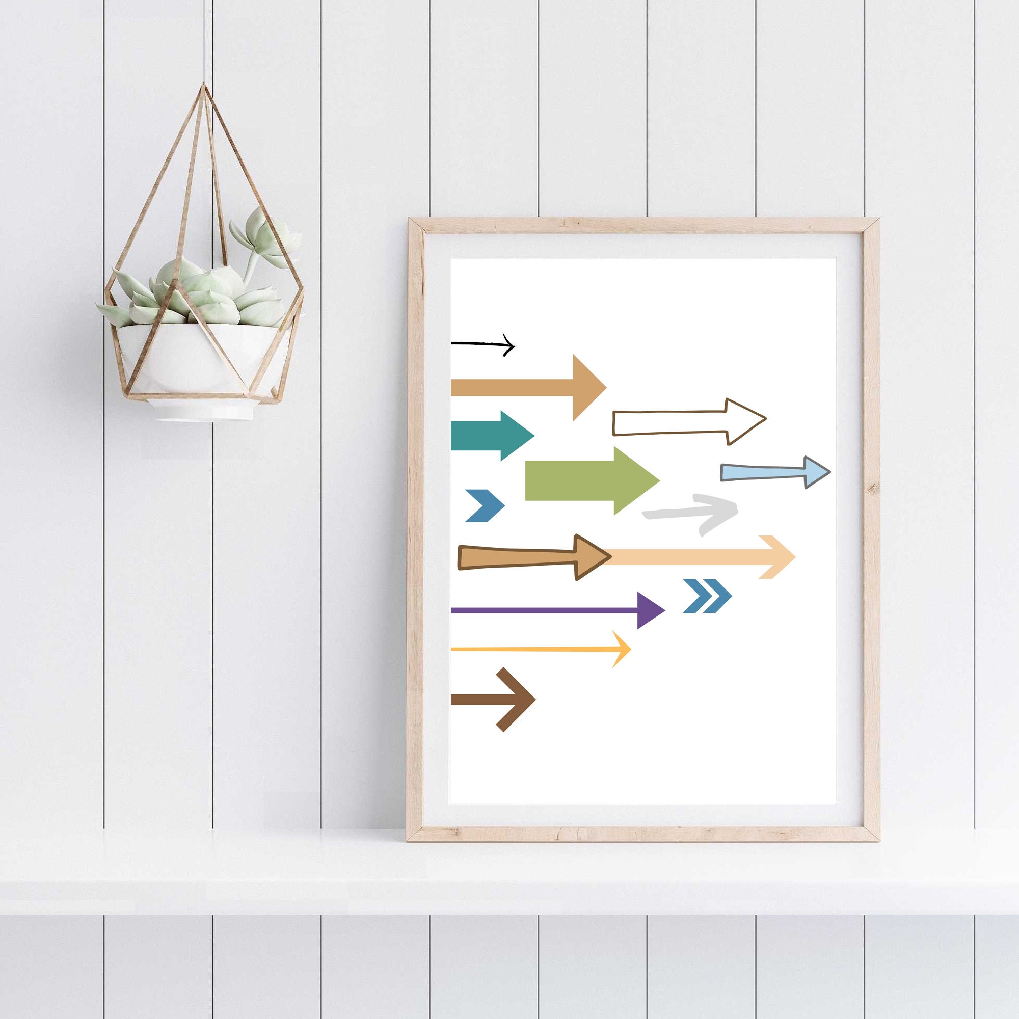 PRINTABLE Arrow Wall Decor,arrow Sign,line Wall Art,arrow Art Print ...