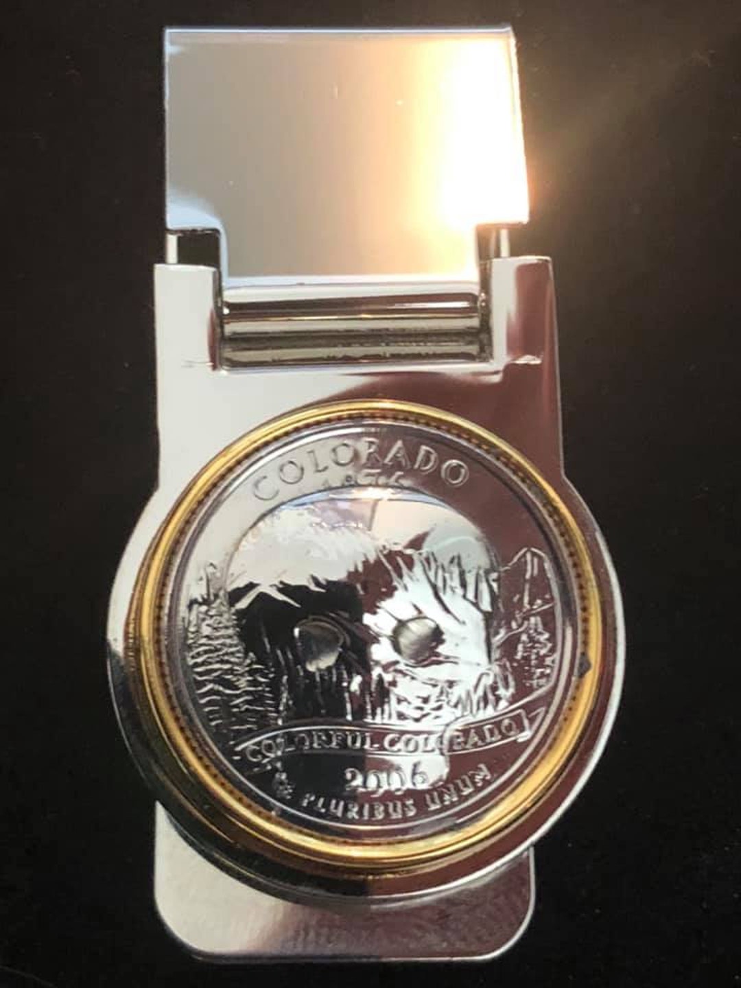 Skull Quarter Money Clip - Etsy