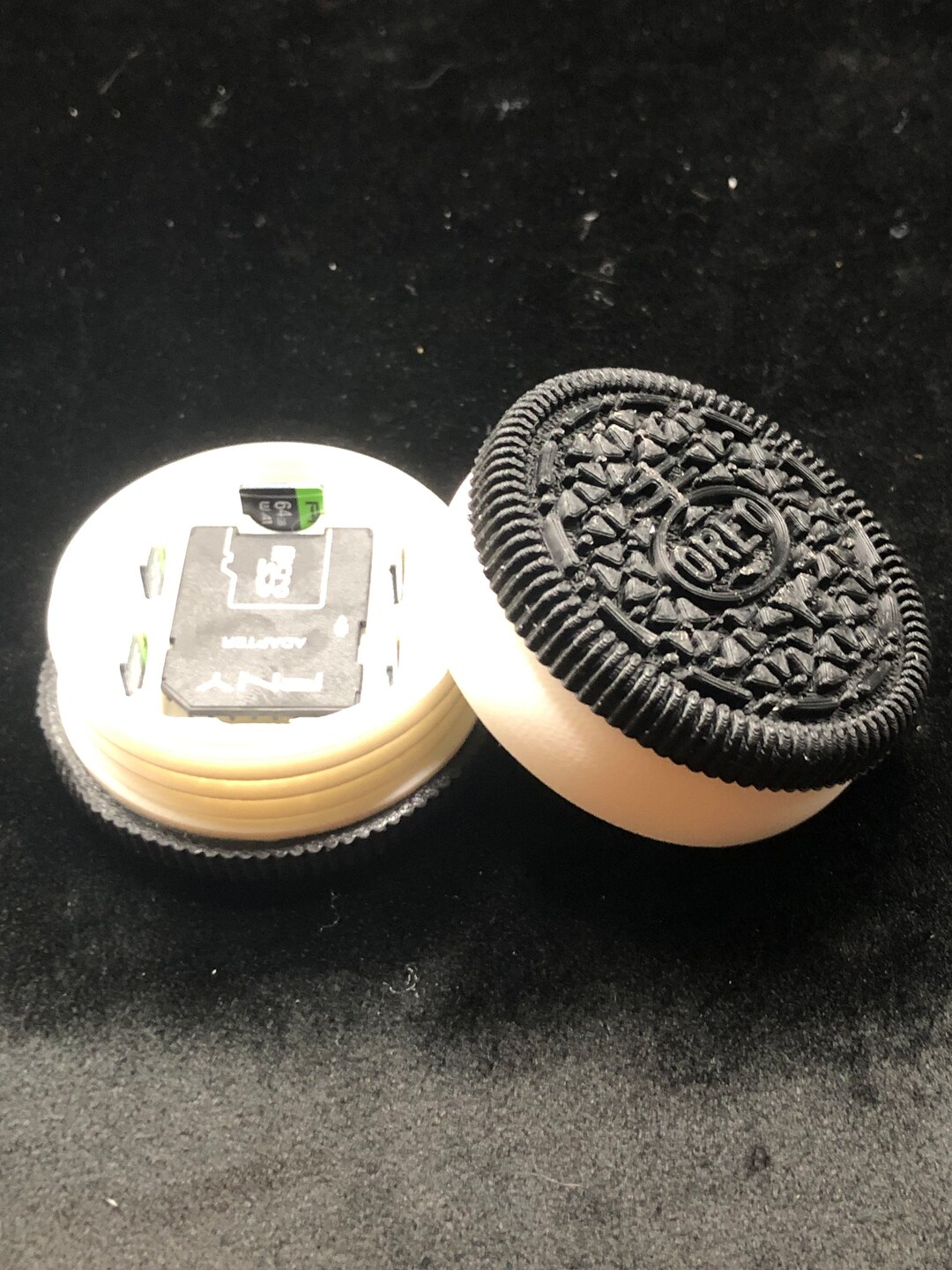 SD CARD HOLDER/ Oreo Card Holder- Card Storage- Desk Top Holder - Etsy