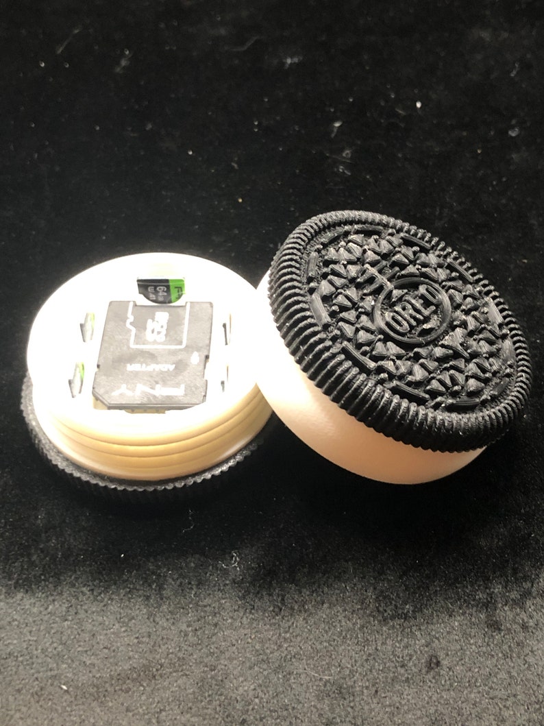 SD CARD HOLDER/ Oreo Card Holder Card Storage Desk Top Holder - Etsy
