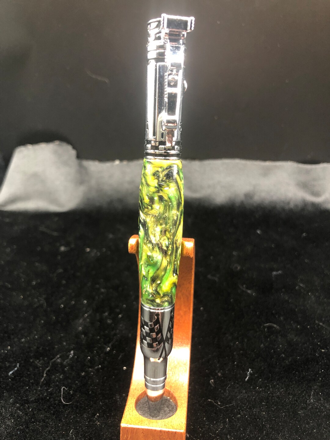 Acrylic Dragster Pen Handmade, Wooden Pen With Stones , Exotic Wood Pen ...