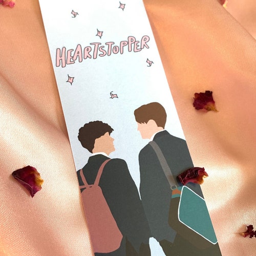 Heartstopper Inspired Bookmark Reading Gift Nick and | Etsy