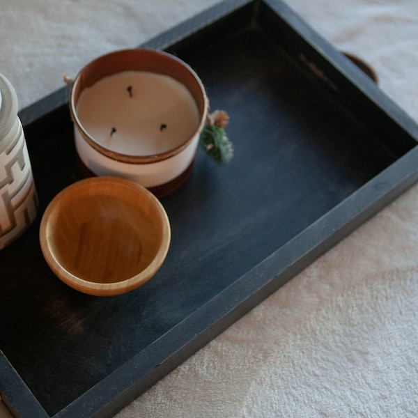Distressed Wood Tray - Etsy