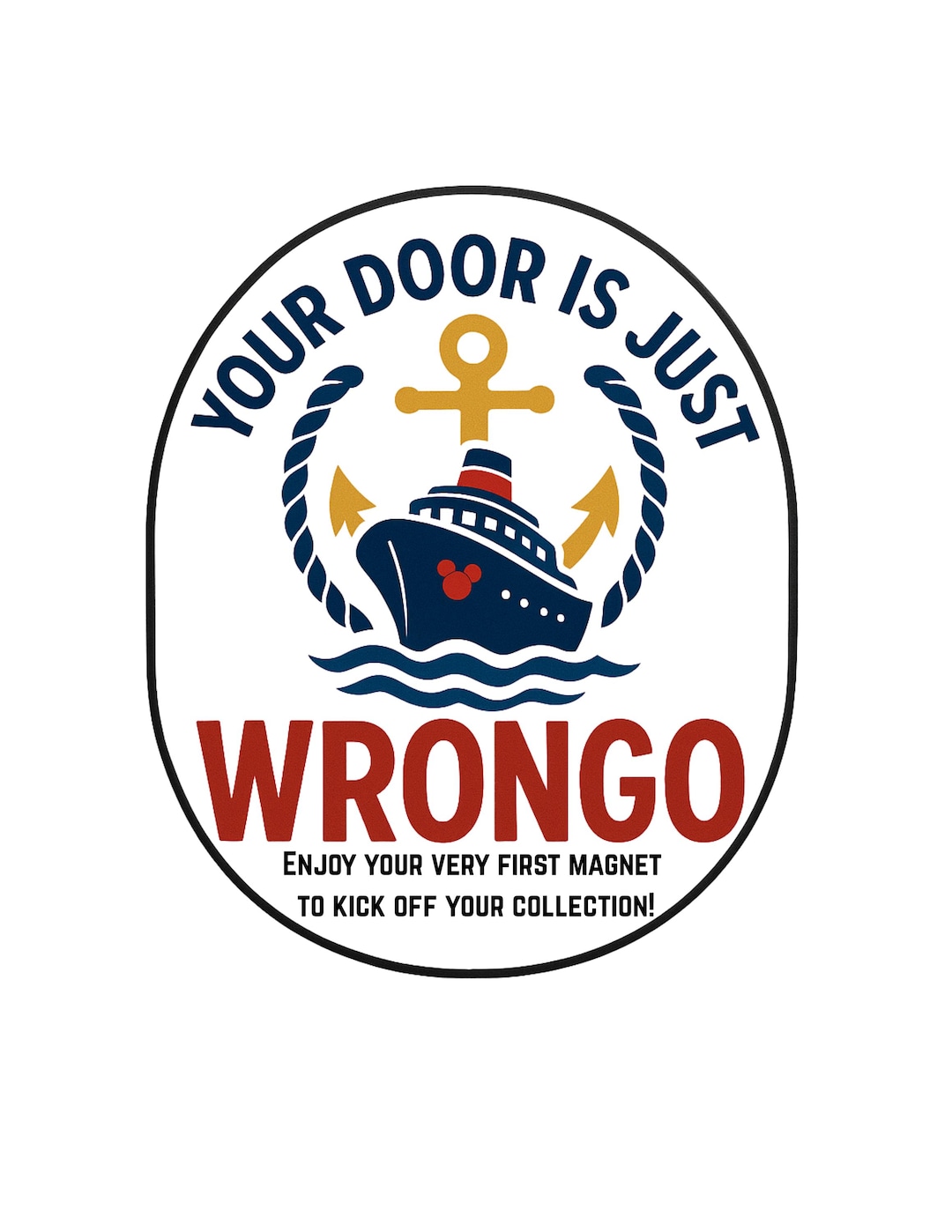 Funny Cruise Door Magnets, Cheeky Designs, 2" Flexible Magnets - Etsy