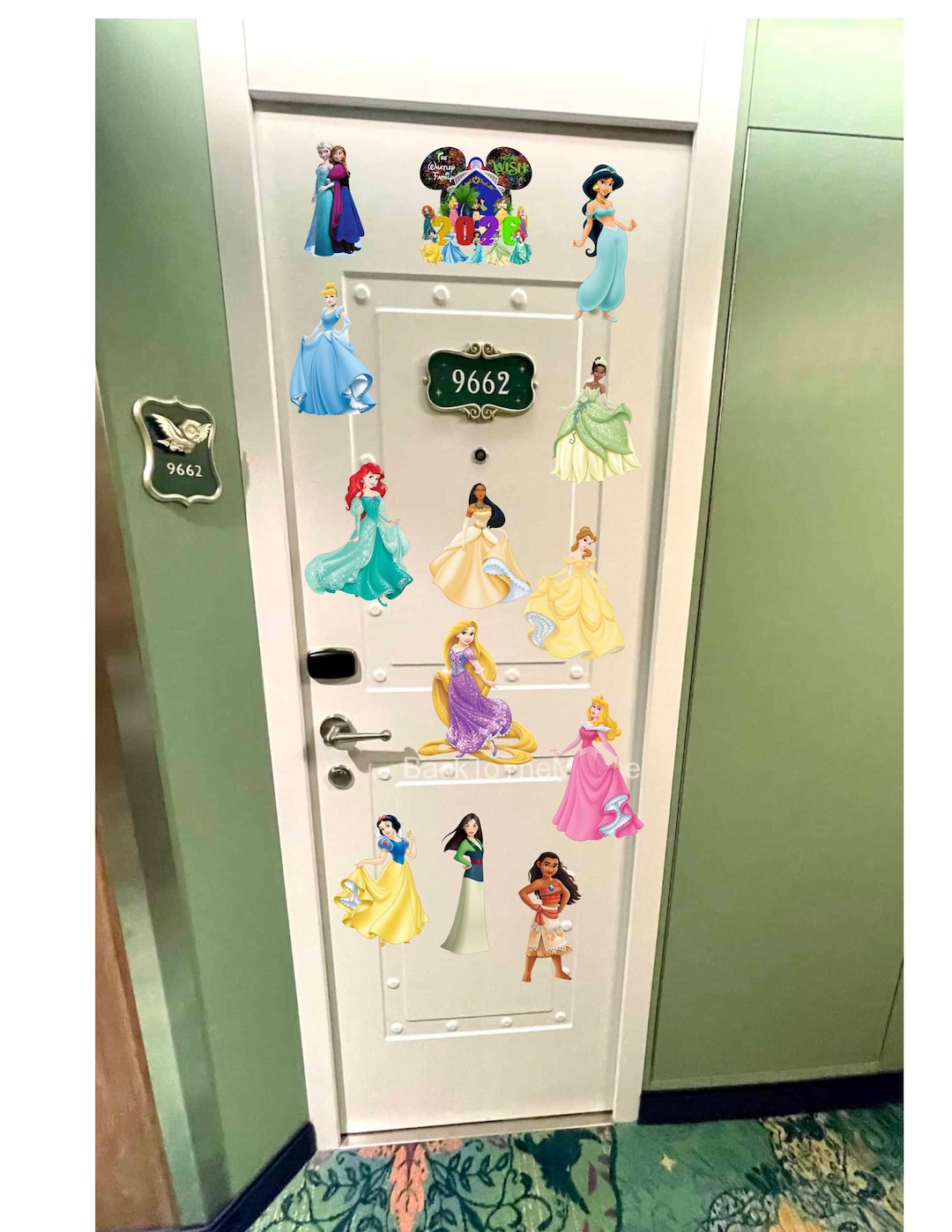 Princess Inspired Cruise Door Magnets | Fairytale Princess Magnet Set ...
