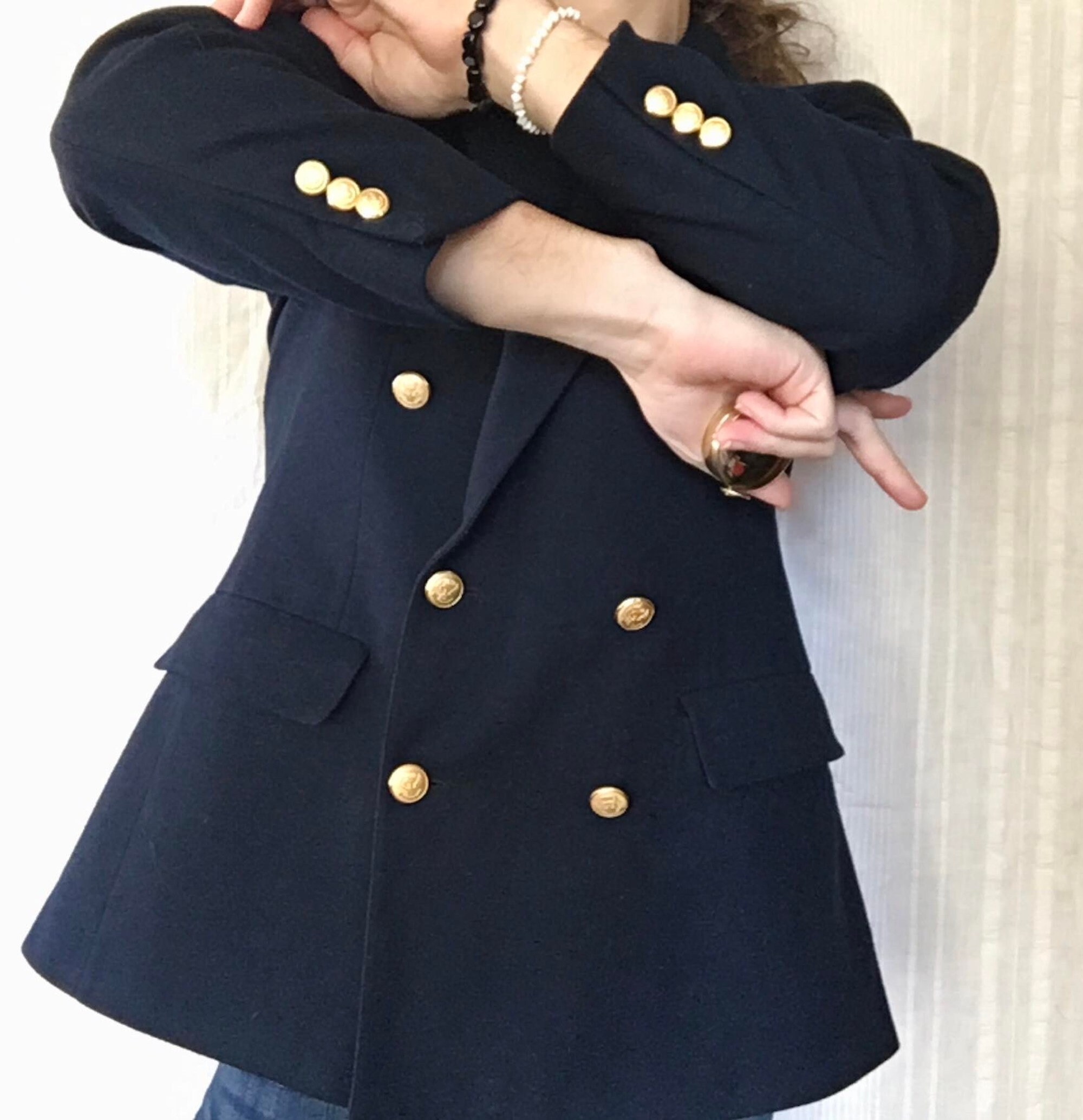 VINTAGE 1980's Mob Boss Military / Suit Jacket - Etsy