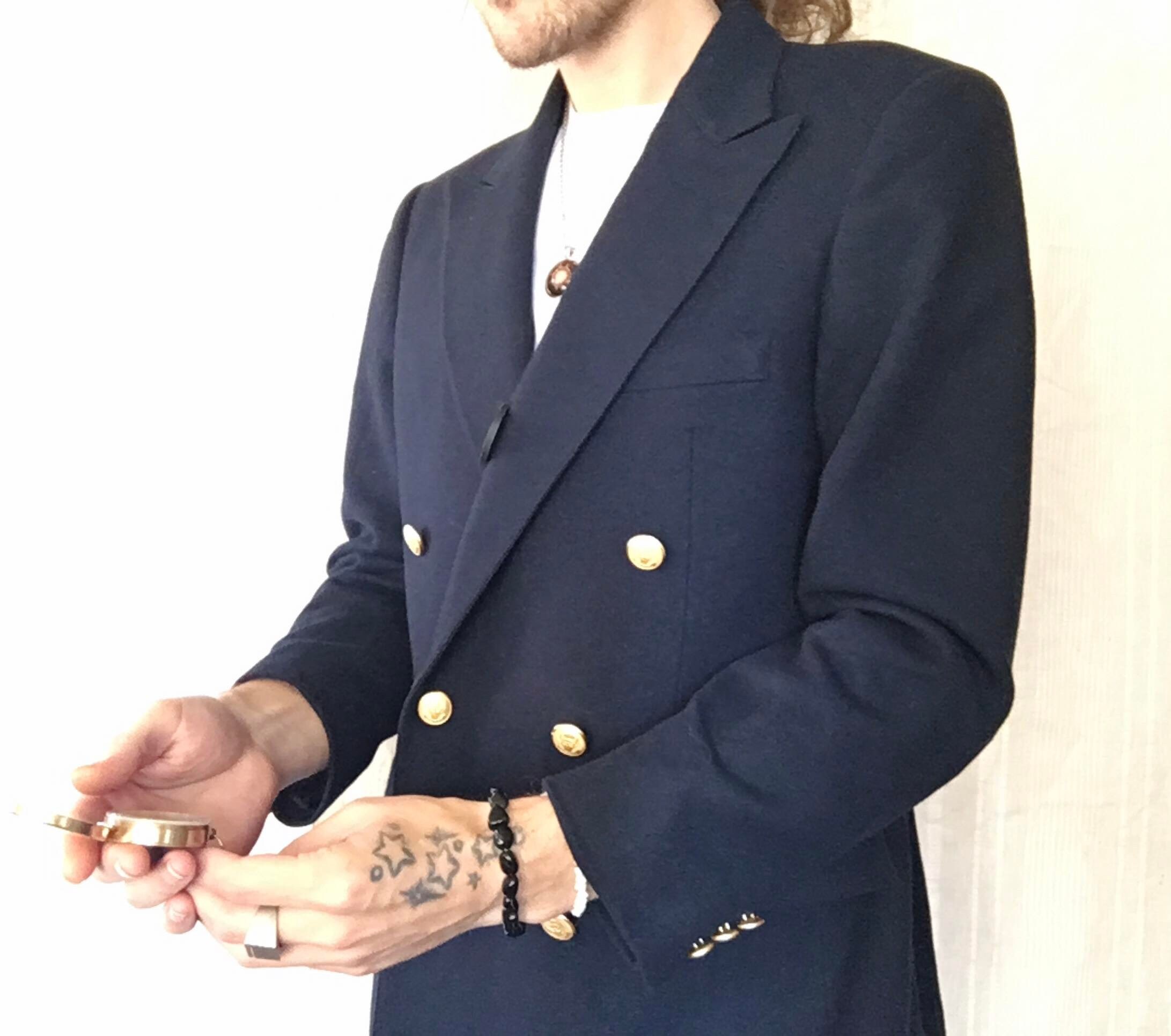 VINTAGE 1980's Mob Boss - Military / Suit Jacket - Etsy
