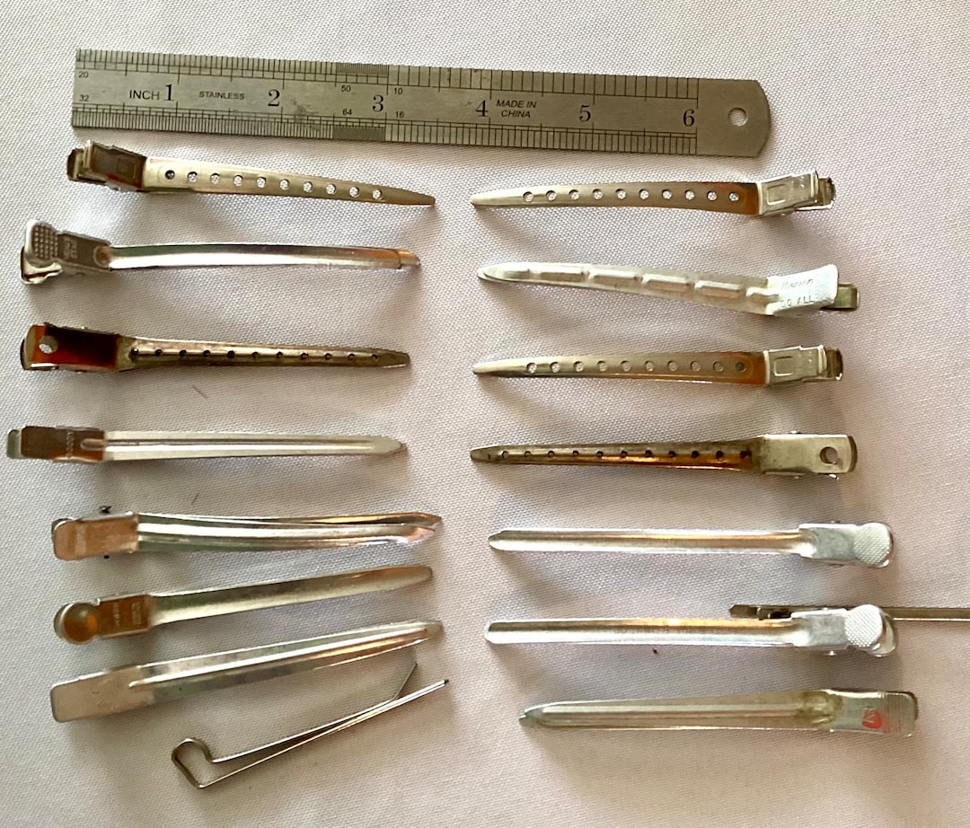 14 Vintage Wave Duckbill Clips 1950s 1960s Various Makers - Etsy